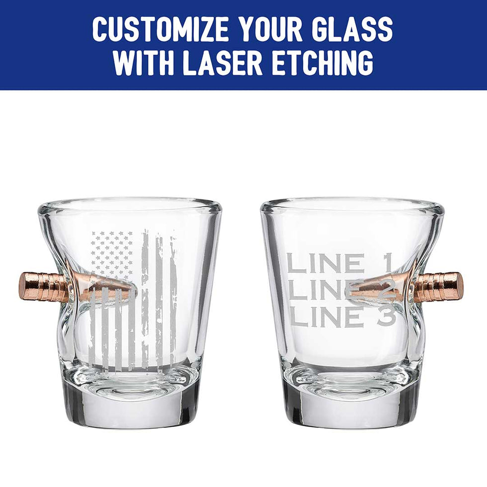 Patriotic Shot Glass - 2oz – BenShot