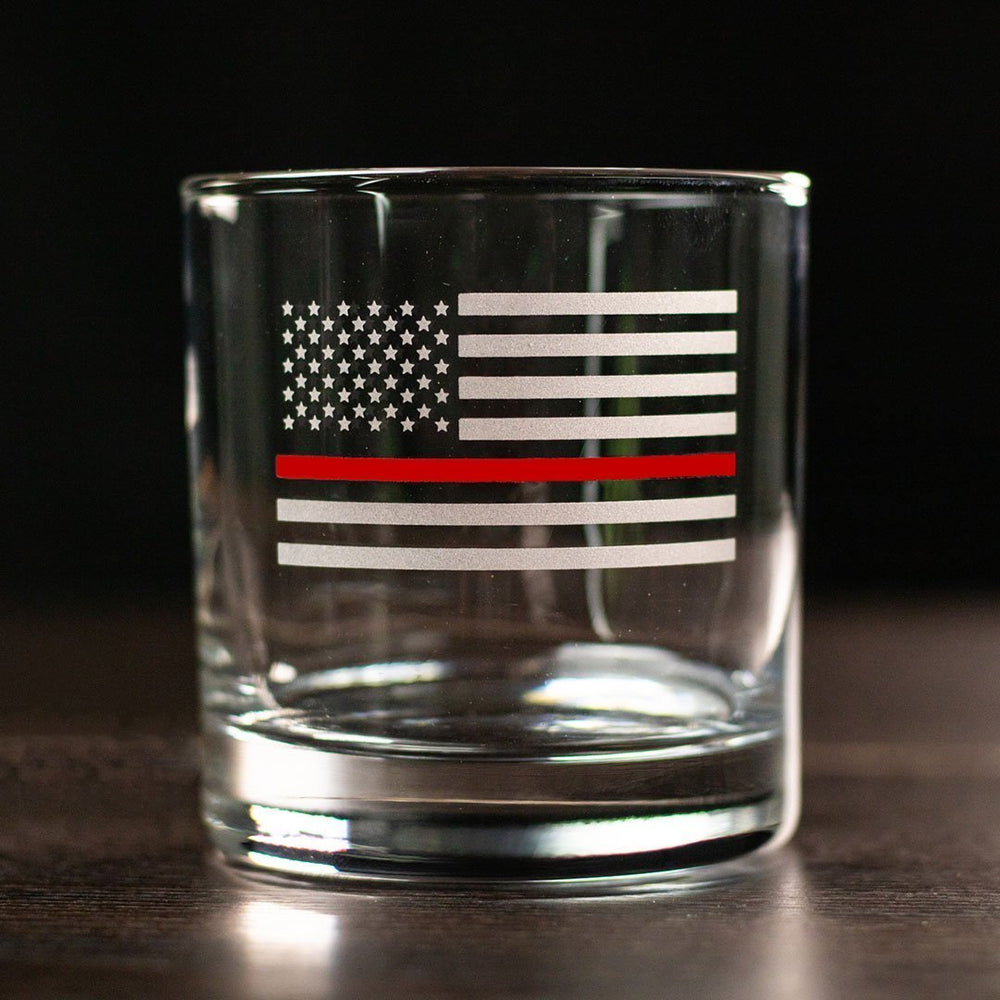 Thin Red Line Pint Glass - BenShot